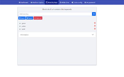 Web Site blocker Google Chrome 용 확장 프로그램 다운로드