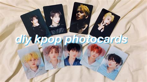 Diy Kpop Photocards At Home YouTube