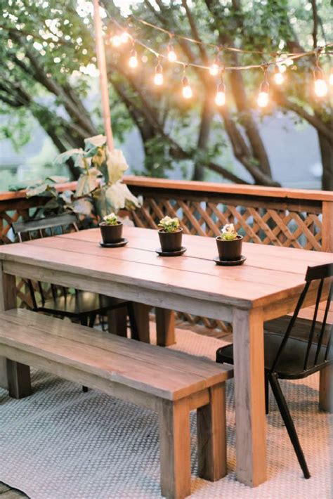 30 Rustic DIY Farmhouse Table Plans Free PDF Plan