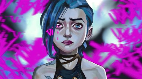 Jinx Arcane Netflix Series Lol Art K Hd Wallpaper Rare Gallery