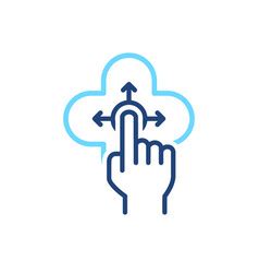 Gesture Hand A Human Forefinger Pointer Royalty Free Vector