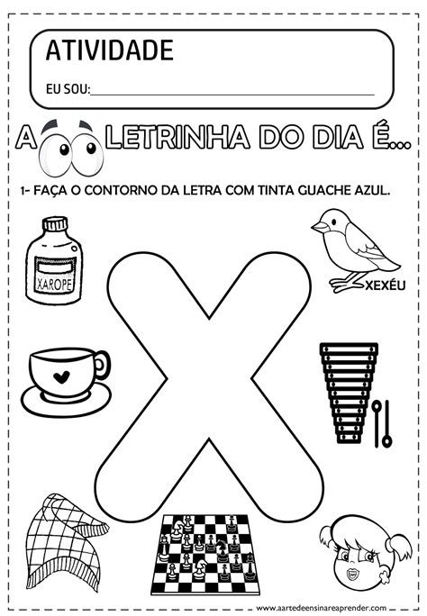 Atividade Pronta Letra X A Arte De Ensinar E Aprender Hot Sex