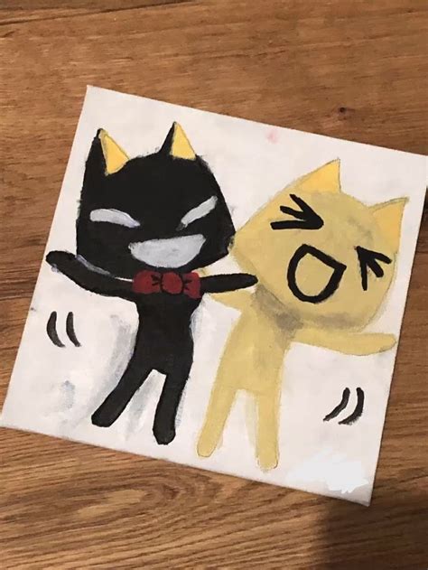 Cat Painting Look Kinda Muddy Garabatos Lindos Pegatinas Bonitas