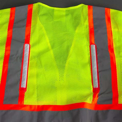 Nite Beam RVMZ Hi Vis LED Expandable Mesh Break Away Vest Class 2