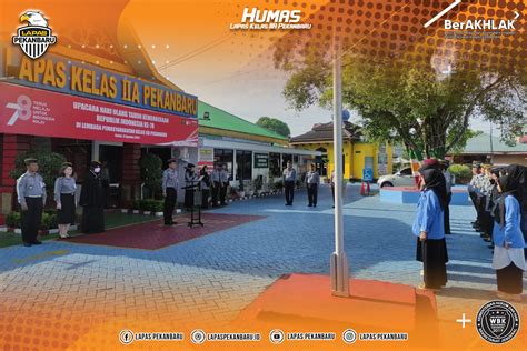 Semarak Peringatan Hari Bhakti Pemasyarakatan Ke 57 Lapas Pekanbaru