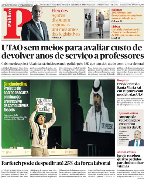 P Blico Dez Jornais E Revistas Sapo Pt Ltima Hora E