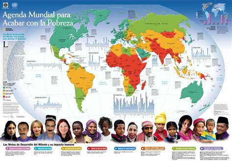 The World Map Is Shown With People All Over It Including Countries And