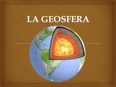 LA GEOSFERA CONCEPTOS GENERALES 1ºESO
