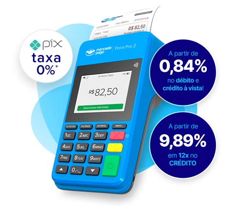 Maquininha de cartão Point Pro 2 Mercado Pago