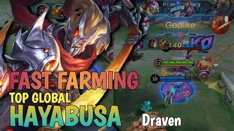 HAYABUSA FAST FARMING BEST BUILD AFTER REVAMP 2021 TOP GLOBAL