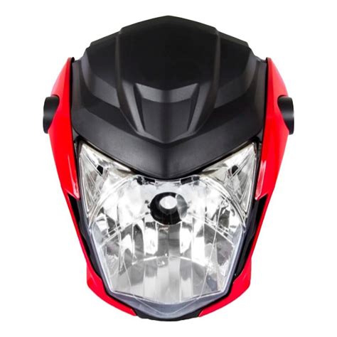 Frente Farol Completa Bananinha Cg Fan 160 Ano 2022 Carenagem Vermelho