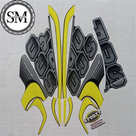 Jual Stiker Striping Body Motor Honda Scoopy Sporty 2017 Lis Les Motor
