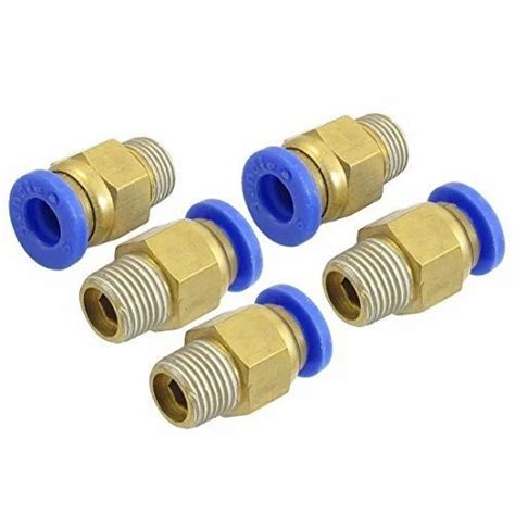 Stainless Steel Janatics Pneumatic Male Connector Internal Hexagon