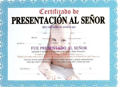 Presentacion de niños Niños cristianos Diplomas para niños