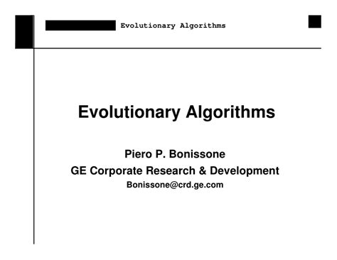 pdf evolutionary algorithms domain knowledge real world evolutionary computation