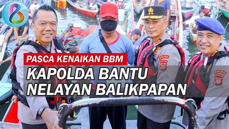 Dampak Kenaikan Bbm Ditpolairud Polda Kaltim Bagikan Paket Sembako
