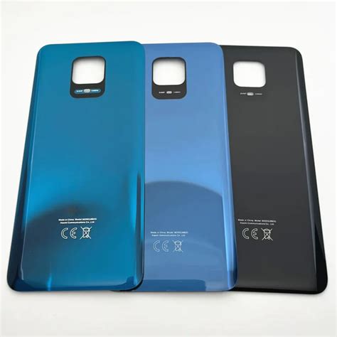Cubierta Trasera Para Xiaomi Redmi Note 9S Note 9 Pro 64MP Panel De