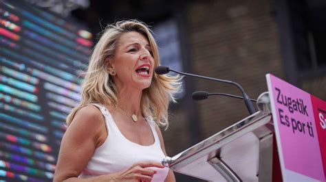 Yolanda Díaz asegura que la política económica del programa de Feijóo