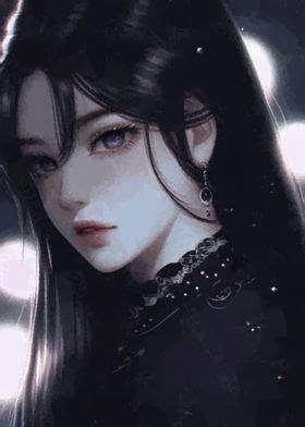 Anime Girl Fantasy Poster By Evgenuy Merkushov Displate