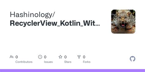 Github Hashinology Recyclerview Kotlin With Retrofit