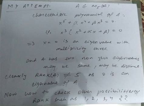 [math] finding rank of matrix from its characteristic polynomial math solves everything