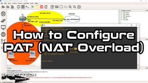 How To Configure PAT NAT Overload On Cisco Router In GNS3