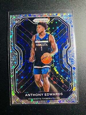 2020 21 Panini Prizm Anthony Edwards 258 Variation Rookie RC Fast