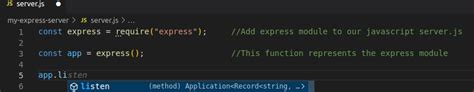 how to fix issue if autocomplete or intellisense does not work in vscode for express js