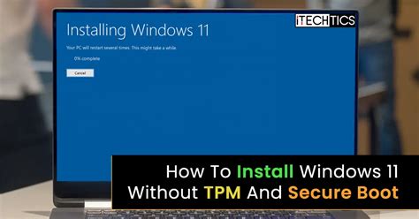 Enable Secure Boot Tpm For Windows Bios How To Guide Off