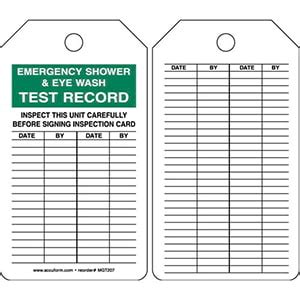 Eyewash Station Weekly Checklist Excel Templates