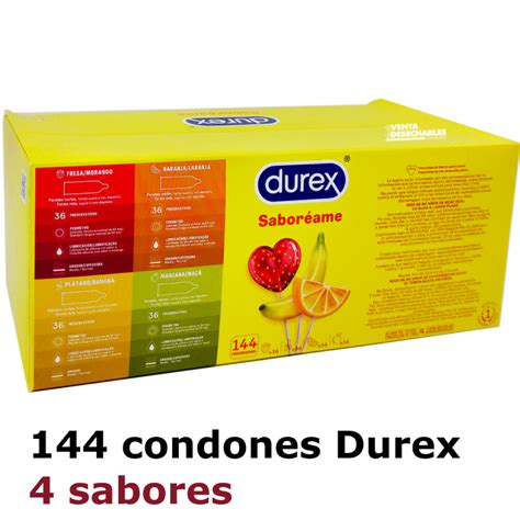 Durex Sabores En Caja De 144 Preservativos Pleasurefruits