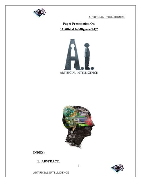 artificial intelligence ai report mun pdf artificial intelligence intelligence ai