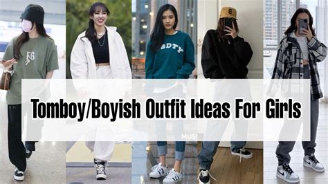 Korean Tomboy Boyish Outfit Ideas 2023 Boyish Outfit Ideas Korean