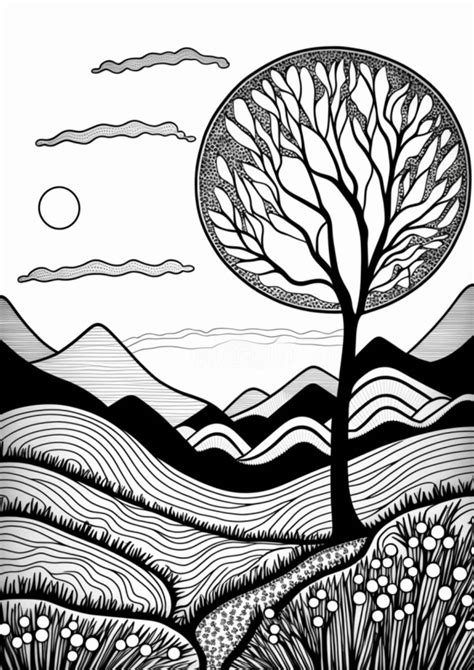 8 Awesome Zentangle Landscape Ideas How You Can Draw Your Own