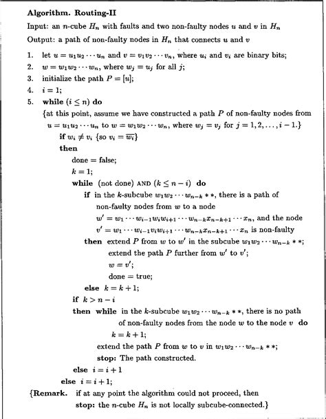 figure 2 from routing in hypercube networks with a constant fraction of faulty nodes semantic