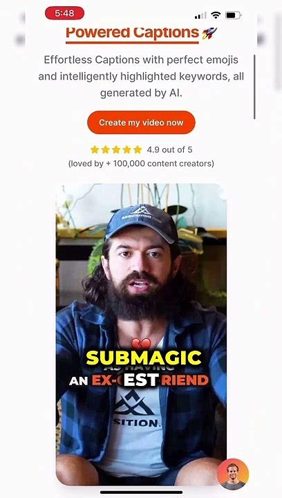 Une Application de Sous Titres Automatique Stylé Submagic maintenant