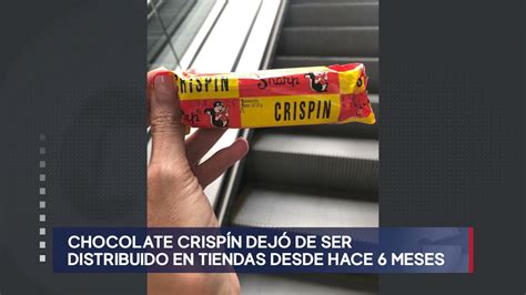 Chocolate Crispín no se producirá más se trata de uno de los productos