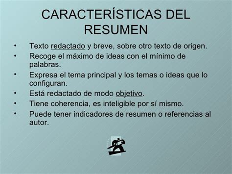 Definicion Y Caracteristicas De Resumen Bourque