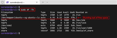 Extending Lvm Space In Ubuntu Sysops