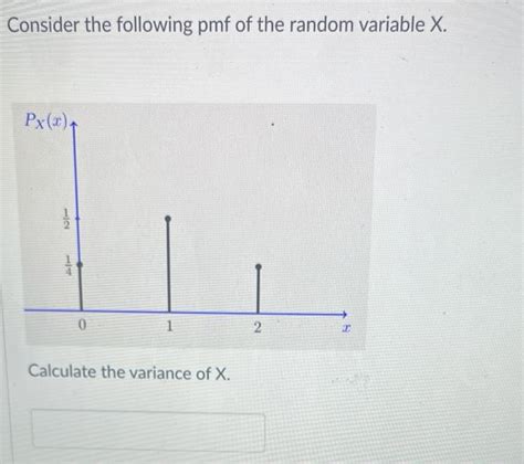 solved consider the following pmf of the random variable x