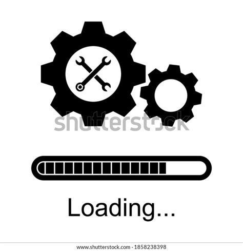 Loading Process Update System Icon Concept Stock Vector Royalty Free