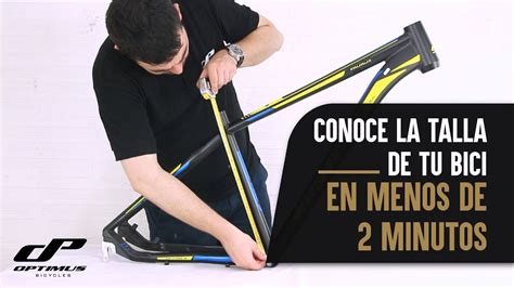 Como Calcular La Talla De Mi Bicicleta Youtube