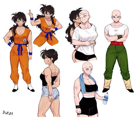 Yamcha And Tenshinhan Dragon Ball And 1 More Drawn By Dizim Danbooru