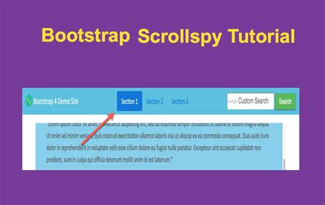 How To Create Bootstrap Scrollspy Webnots