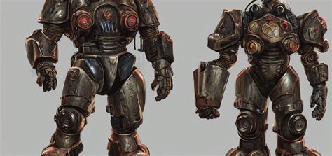 Prompthunt Fallout Super Mutant Power Armor Concept Art Vibrant Colors 8k Photorealistic