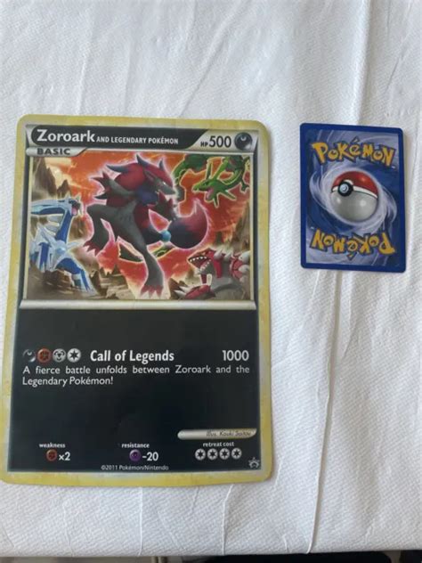 JUMBO ZOROARK AND Legendary Pokémon Jumbo Promo Heavily Played EUR 11