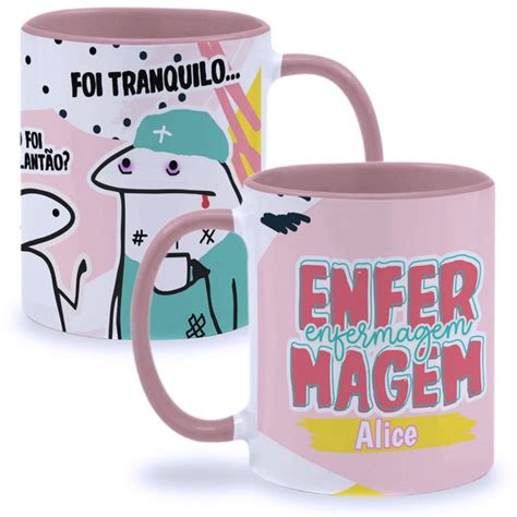 Artes Flork Enfermagem Para Caneca Elo7