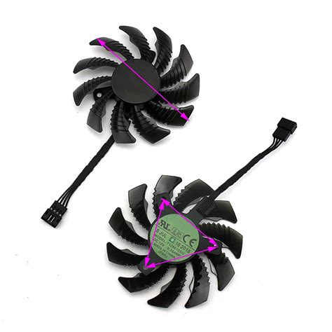 Ventilador de refrigeración de tarjeta gráfica T128010SU Original 4