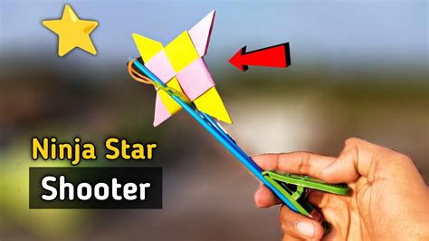 How To Make A Paper Gun That Shoots Ninja Stars