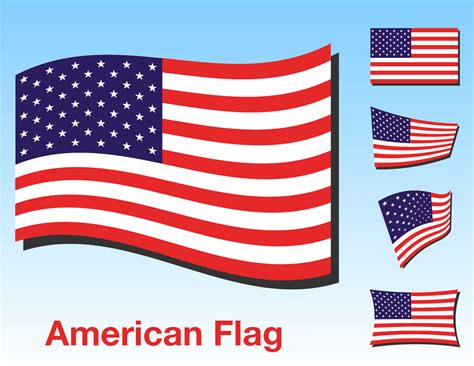American Flag Vector Ai At Vectorified Collection Of American